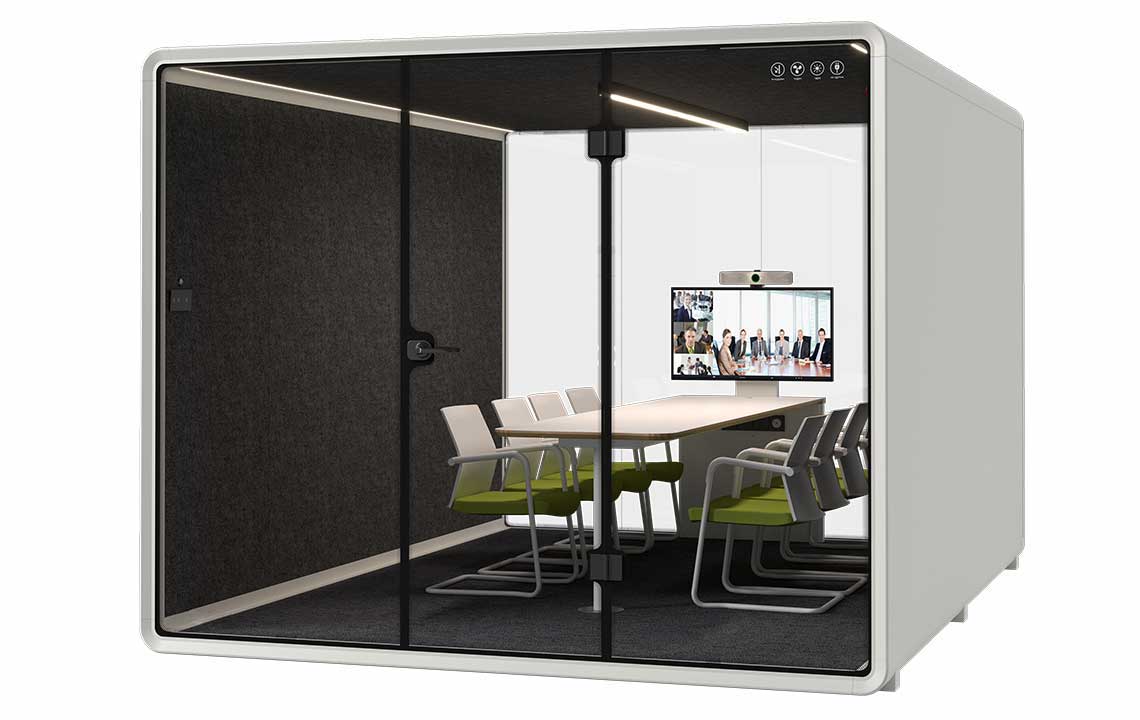 8 Person Silence Booth, Meeting Silence Pod– COOLBABY
