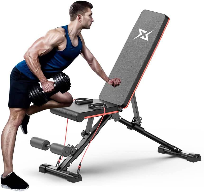 COOLBABY Multifunctional Fitness Stool – Folding Design for Home Gym W