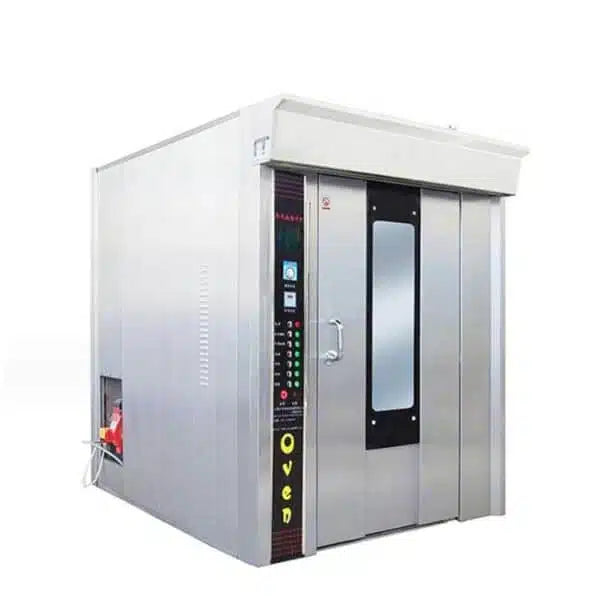 COOLBABY Gas Rotary Oven with Italian Baltur Burner | Double Trolley