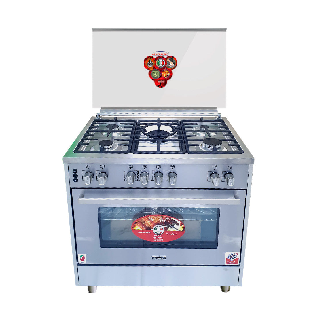 COOLBABY Heavy Duty 90cm Cooking Range GCTR99DSP - Full Safety, Thermo