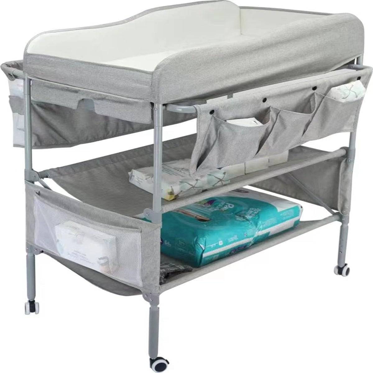 COOLBABY Baby Diaper Table Portable Multi-Functional Folding Baby Touc