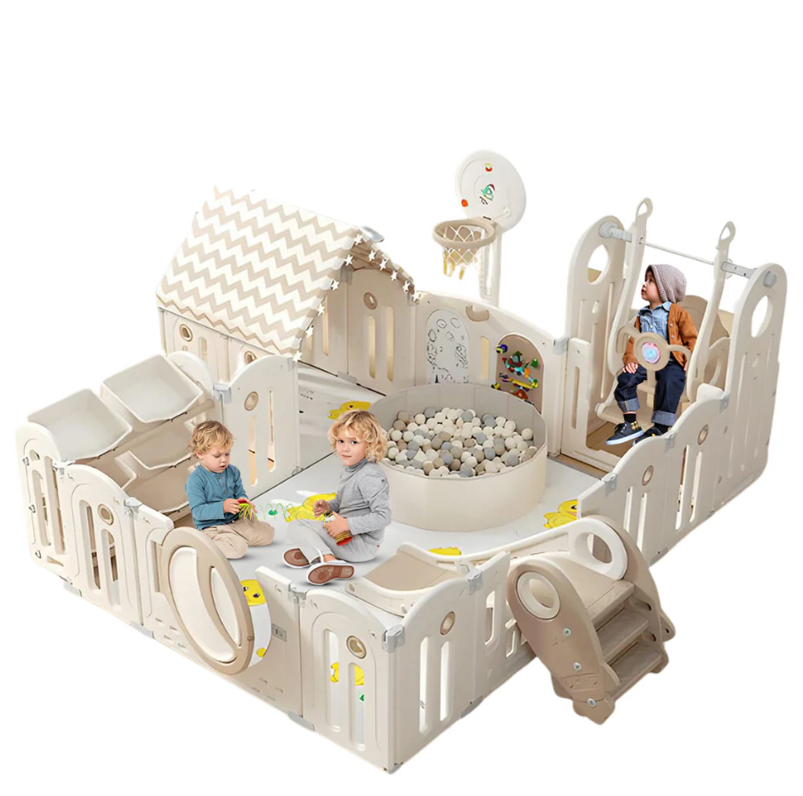 Baby Playpen Kids Playhouse With Multiple Activities– COOLBABY