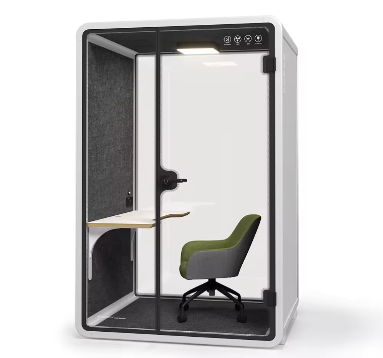 Duo Silence Booth, Soundproof Eco-friendly Protect Privacy, Office Sou ...
