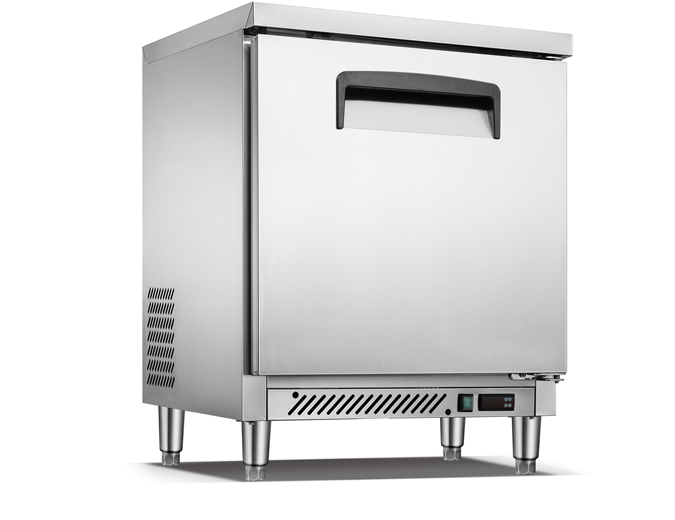 Stainless Steel Single Door Refrigerator Commercial Bench Fridge Under ...