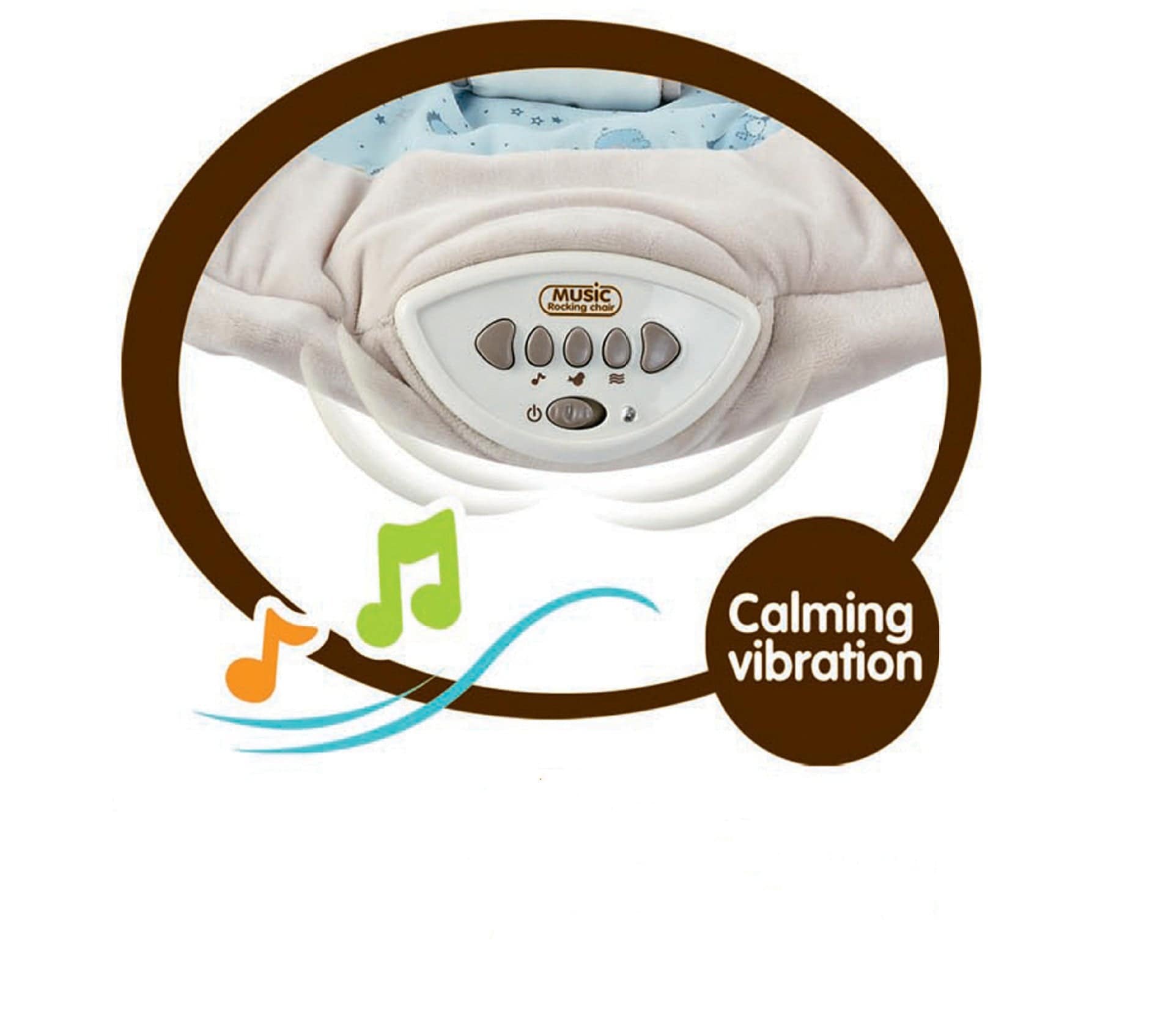 COOLBABY Intelligent Remote-Controlled Baby Rocking Bed