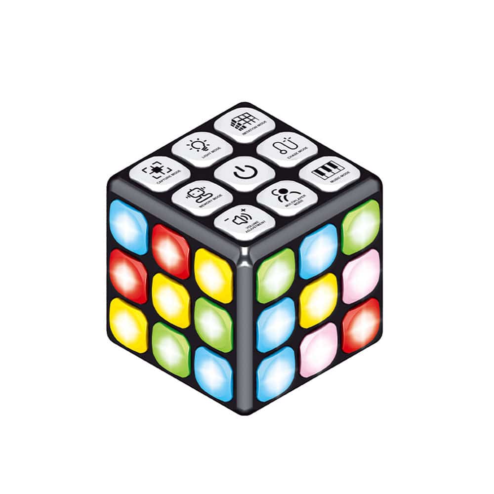 COOLBABY WQSJ018 Kids Light and Music Rubik's Cube,Multifunction Puzzl