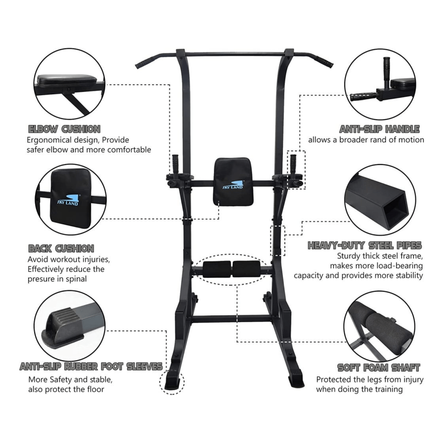 Multi-function AB Tower Stand Work Station Skyland EM-1852– COOLBABY